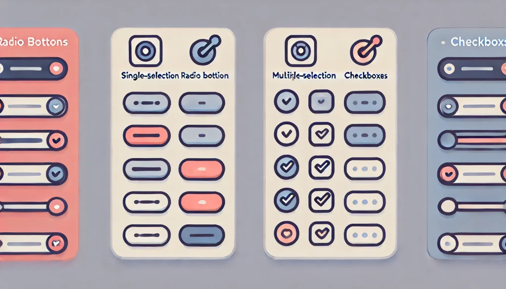 ラジオボタンとは？チェックボックスの違いや使い方の基礎知識 | 株式会社イークル